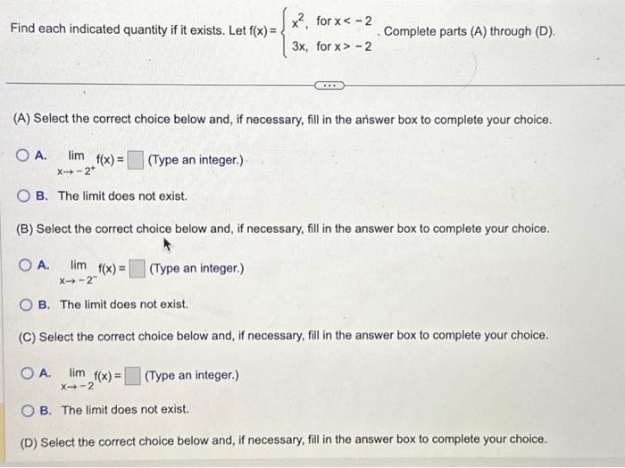 Solved Find each indicated quantity if it exists. Let | Chegg.com