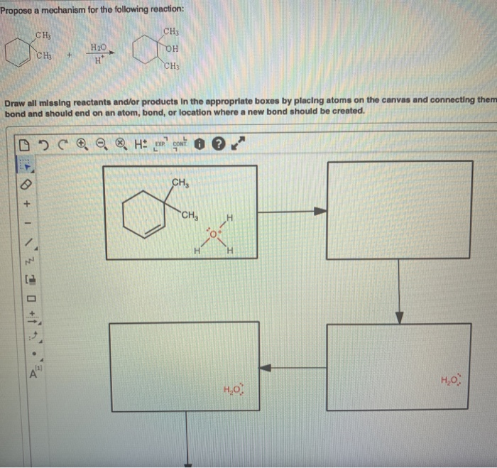 Solved Propose a mechanism for the following reaction: CH | Chegg.com