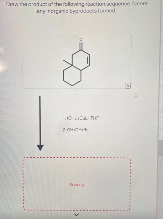 Solved Draw the product of the following reaction sequence. | Chegg.com