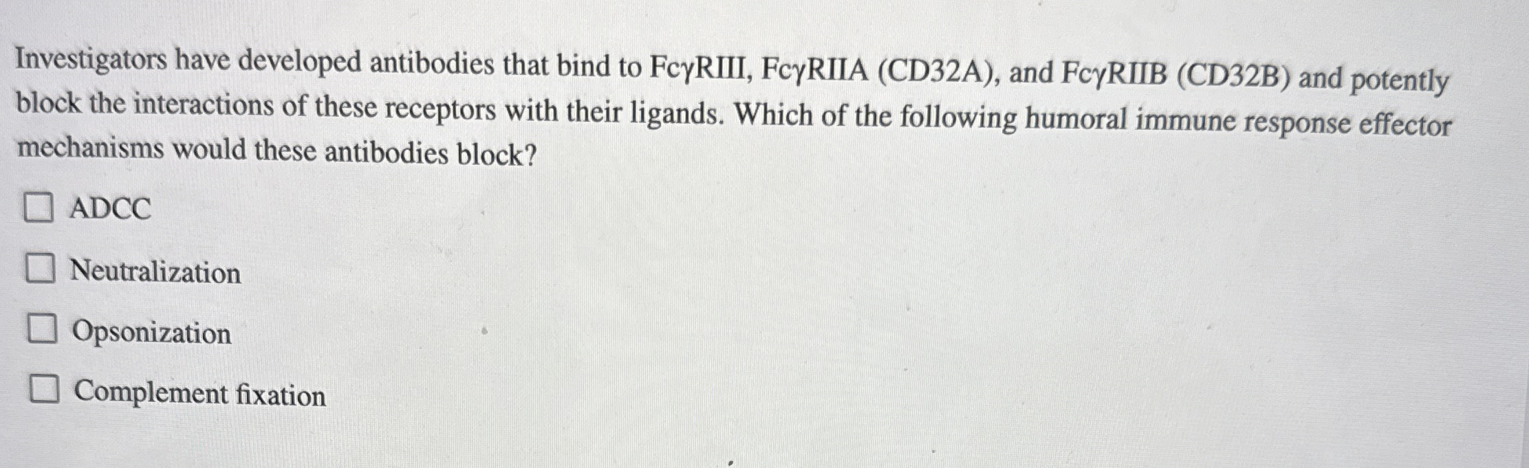 Solved block the interactions of these receptors with their | Chegg.com