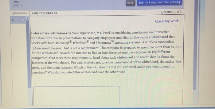 Solved Save Submit Assignment For Grading Questions 8504