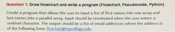 Solved NOTE: the pseudocode, raptor flowchart and python | Chegg.com