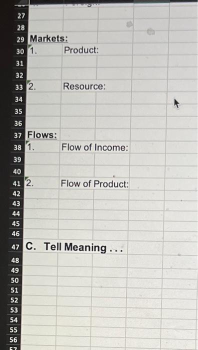 \begin{tabular}{c|cccc} & A & c & D \\ \hline 1 & The | Chegg.com