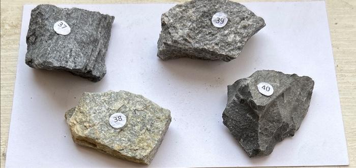 Solved Step 1: Retrieve the samples from your rock and | Chegg.com