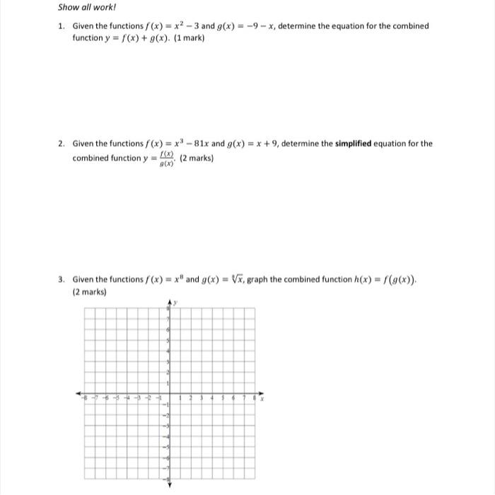 Solved 4. Given the function f(x) = sinx and g(x)=√2 + x, | Chegg.com