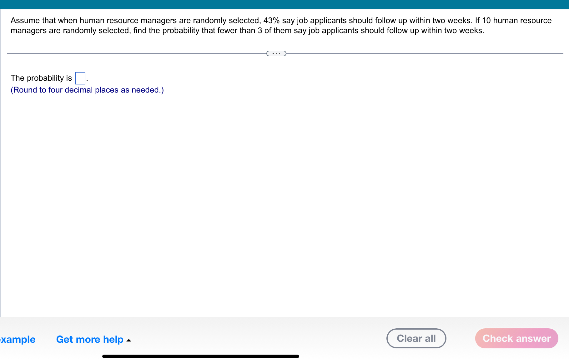 Solved Assume that when human resource managers are randomly | Chegg.com