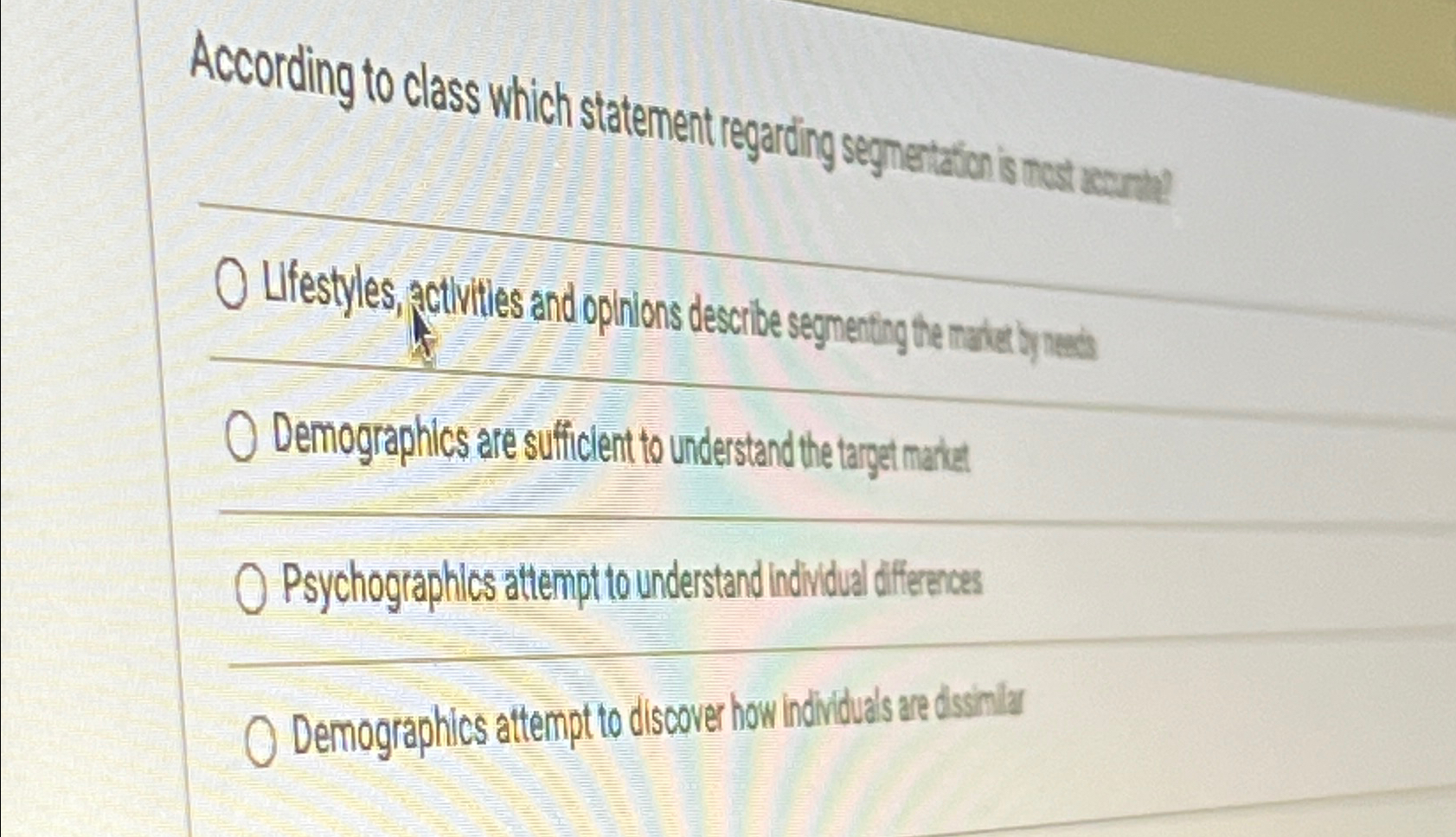 Solved According to class which statement regarding | Chegg.com