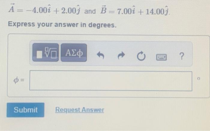 Solved Find the angle between each of the following pairs of | Chegg.com