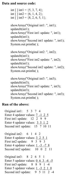 Solved Question 2 You Are To Write The Code For The Method 