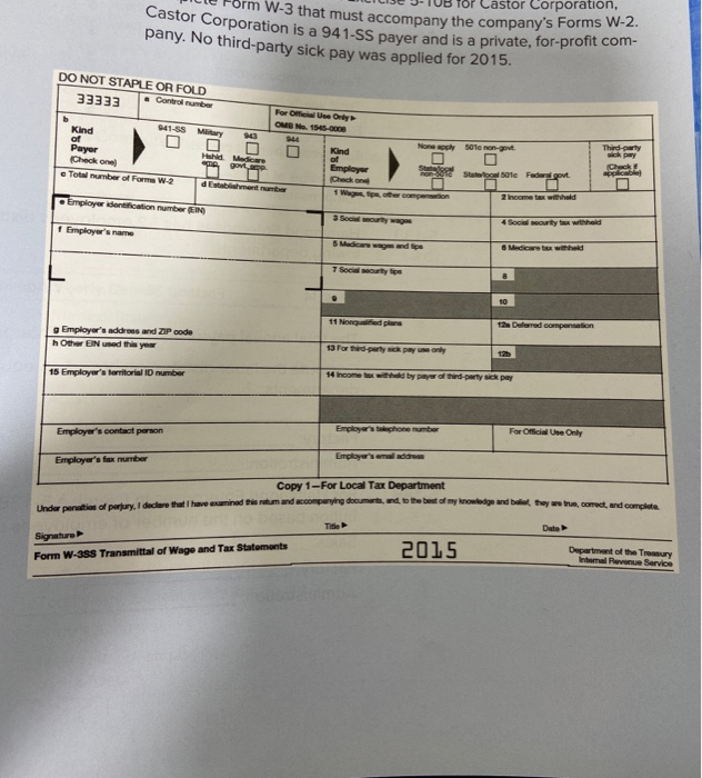 Philip Castor, owner of Castor Corporation, is | Chegg.com