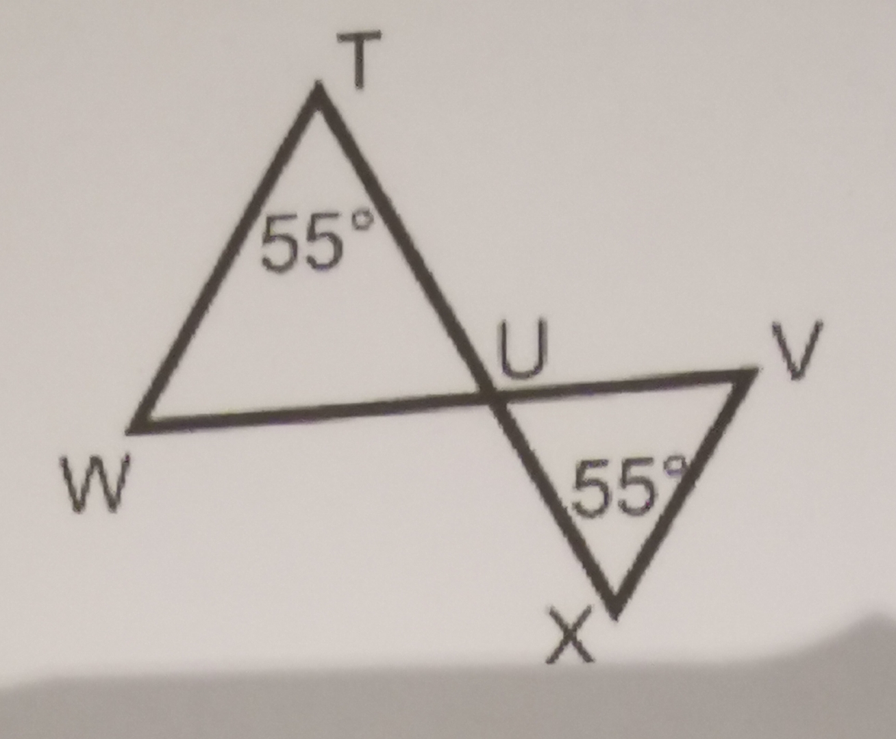 Solved Are tge two triangle similar? If yes, explain 9f by | Chegg.com