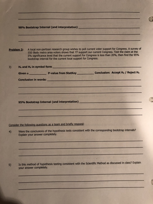 Solved Math 243 Activity 7 Hypothesis Testing On Statkey