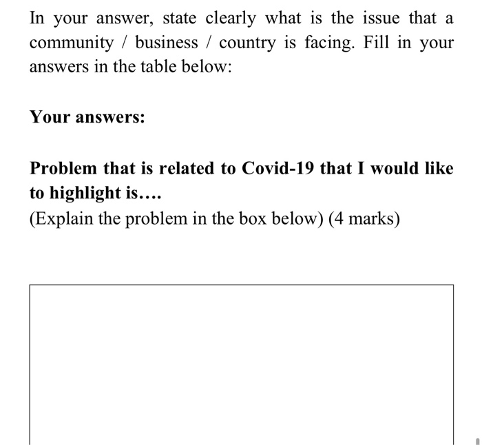 Solved QUESTION 2: CREATIVE PROBLEM SOLVING (20 marks) | Chegg.com