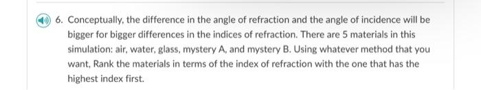 Solved 6. Conceptually, the difference in the angle of | Chegg.com
