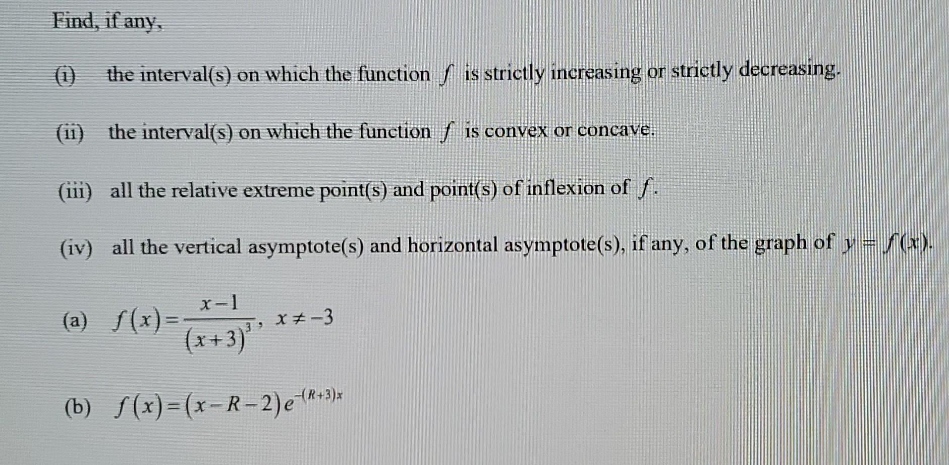 Solved I The Interval S On Which The Function F Is