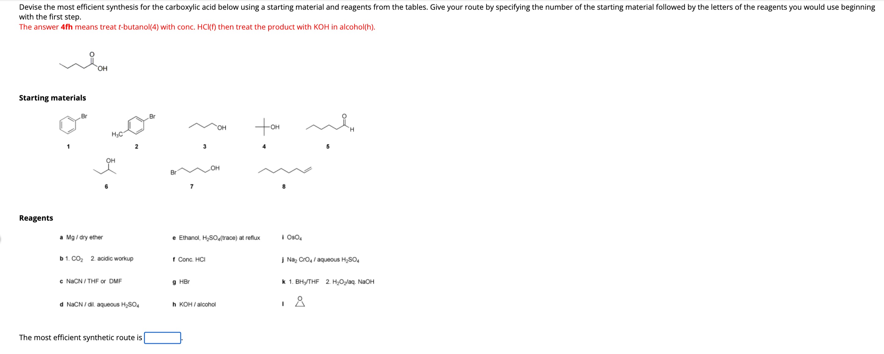 Solved Devise the most effective synthesus for the | Chegg.com