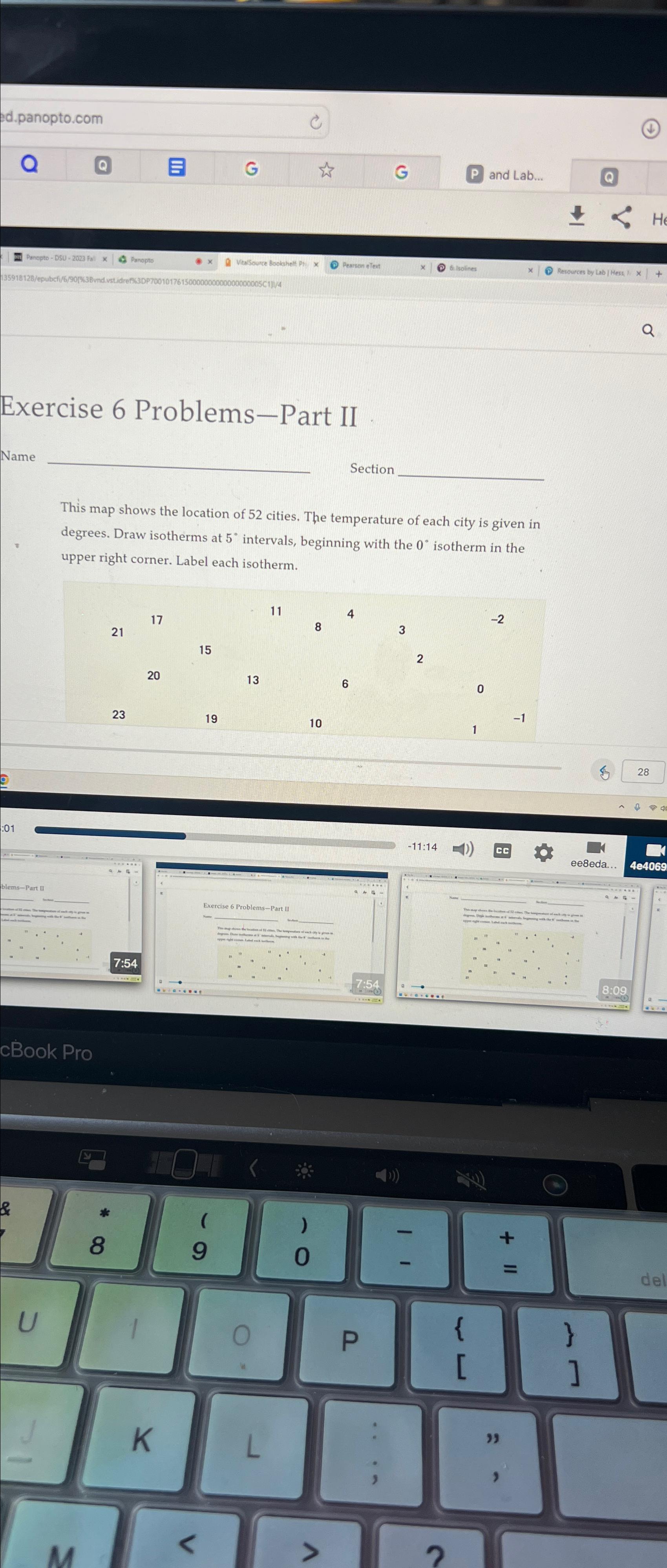 Solved Exercise 6 ﻿Problems-Part IINameSectionThis map shows | Chegg.com
