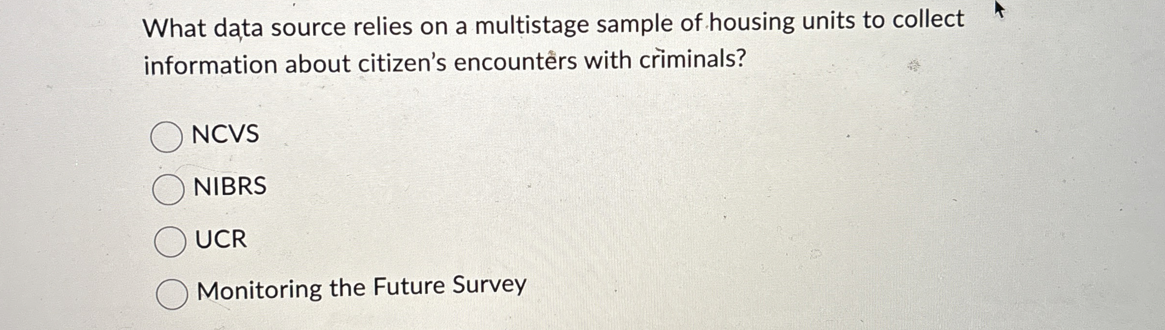 Solved What data source relies on a multistage sample of | Chegg.com