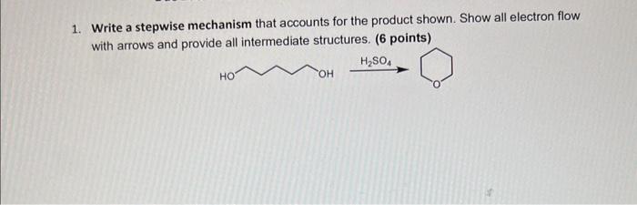 Solved Write a stepwise mechanism that accounts for the | Chegg.com