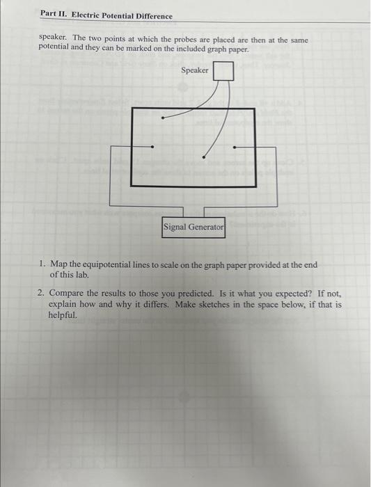 Activity 2.2 Experiment on Equipotential Plotting The | Chegg.com