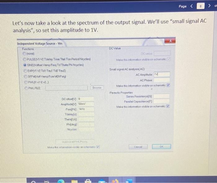 Solved all of this needs to be done with LTspice please! ill | Chegg.com
