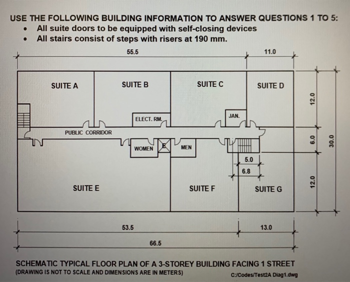 Solved USE THE FOLLOWING BUILDING INFORMATION TO ANSWER | Chegg.com