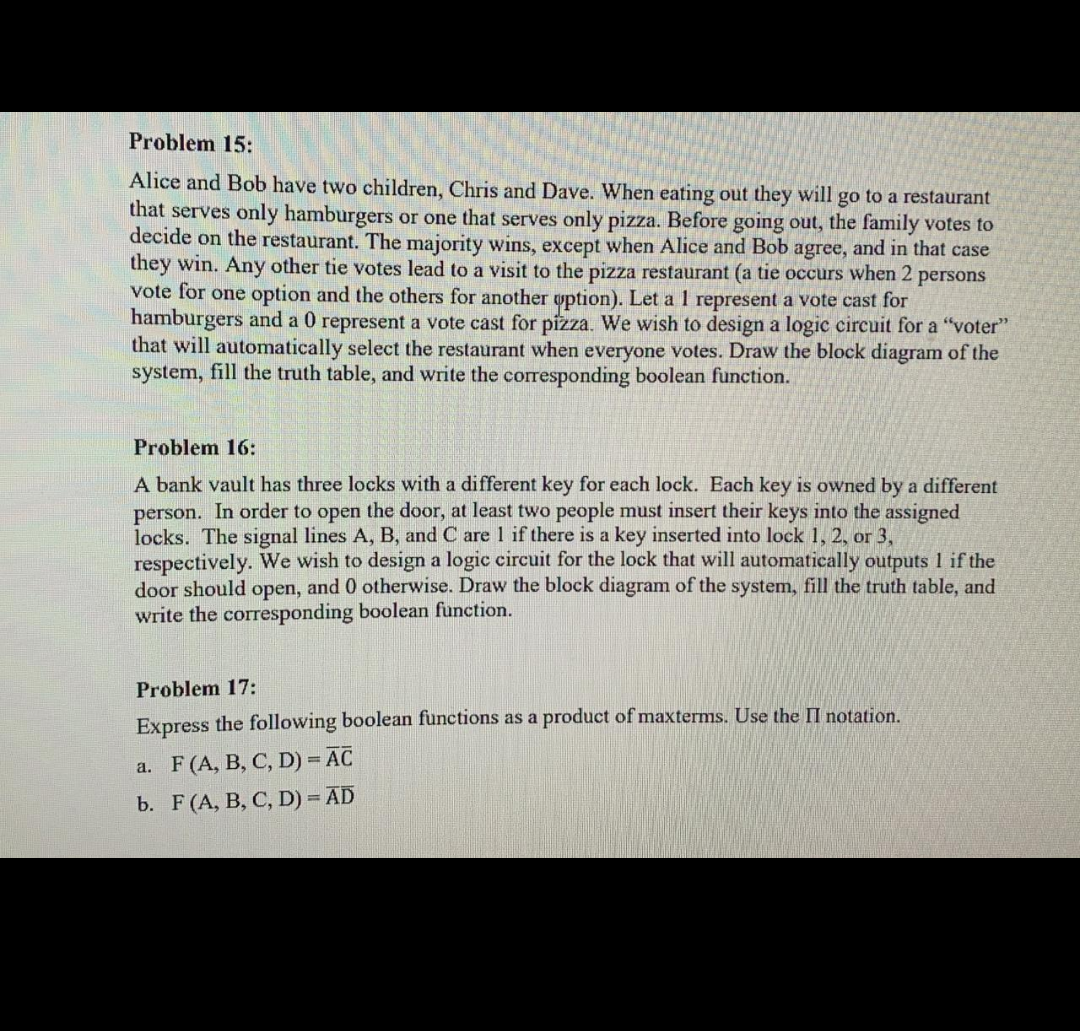 Solved Problem 11: Design a 2-bit adder using a decoder and | Chegg.com