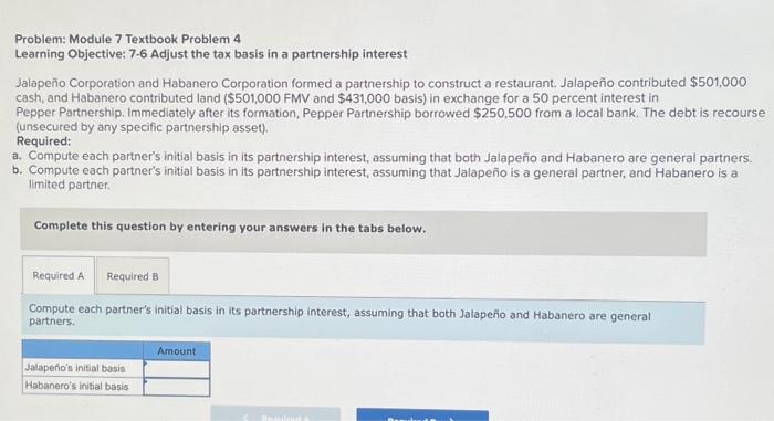 Solved Problem: Module 7 Textbook Problem 4 Learning | Chegg.com