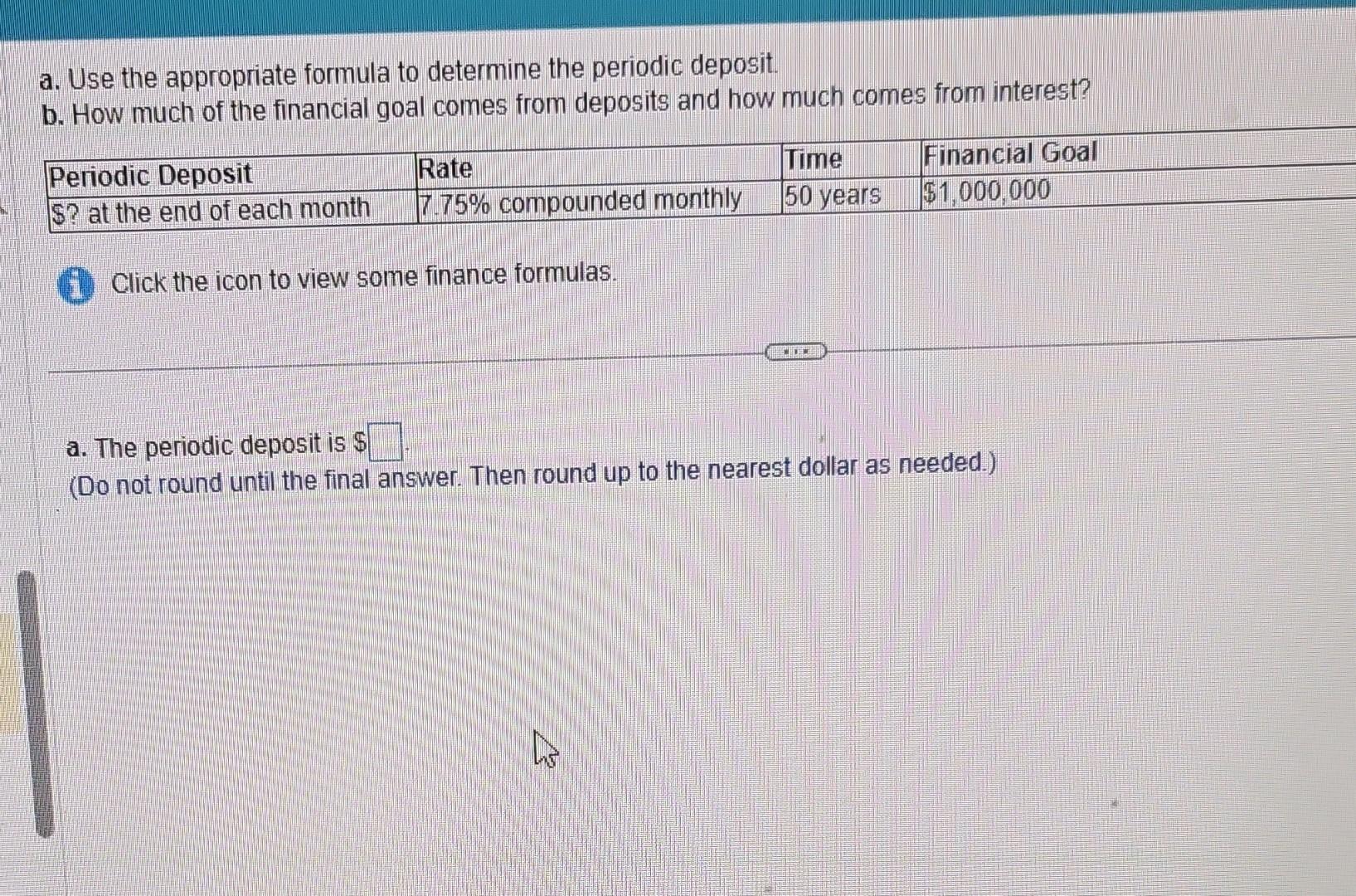 Solved a. Use the appropriate formula to determine the | Chegg.com