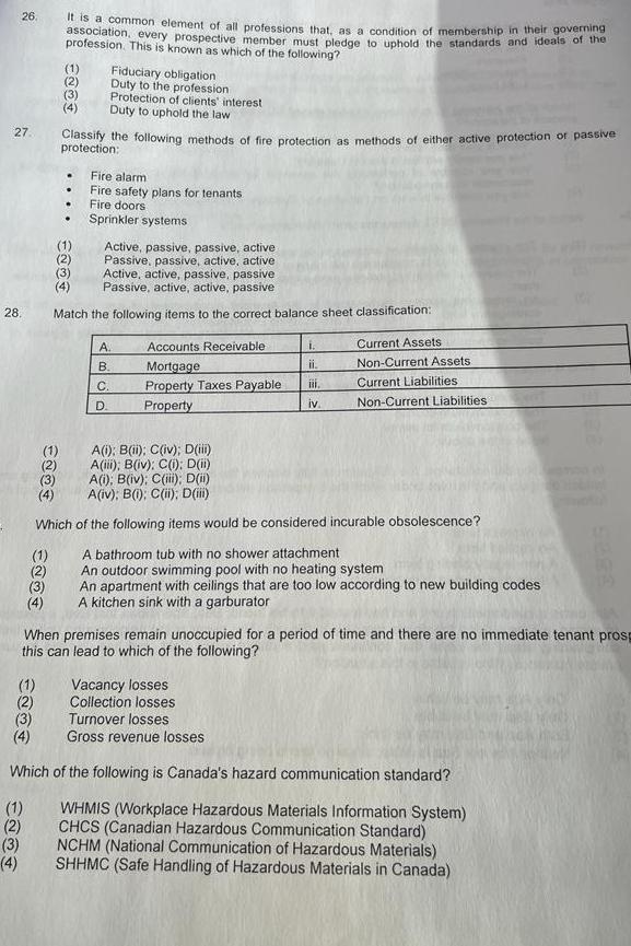 Solved It is a common element of all professions that, as a | Chegg.com