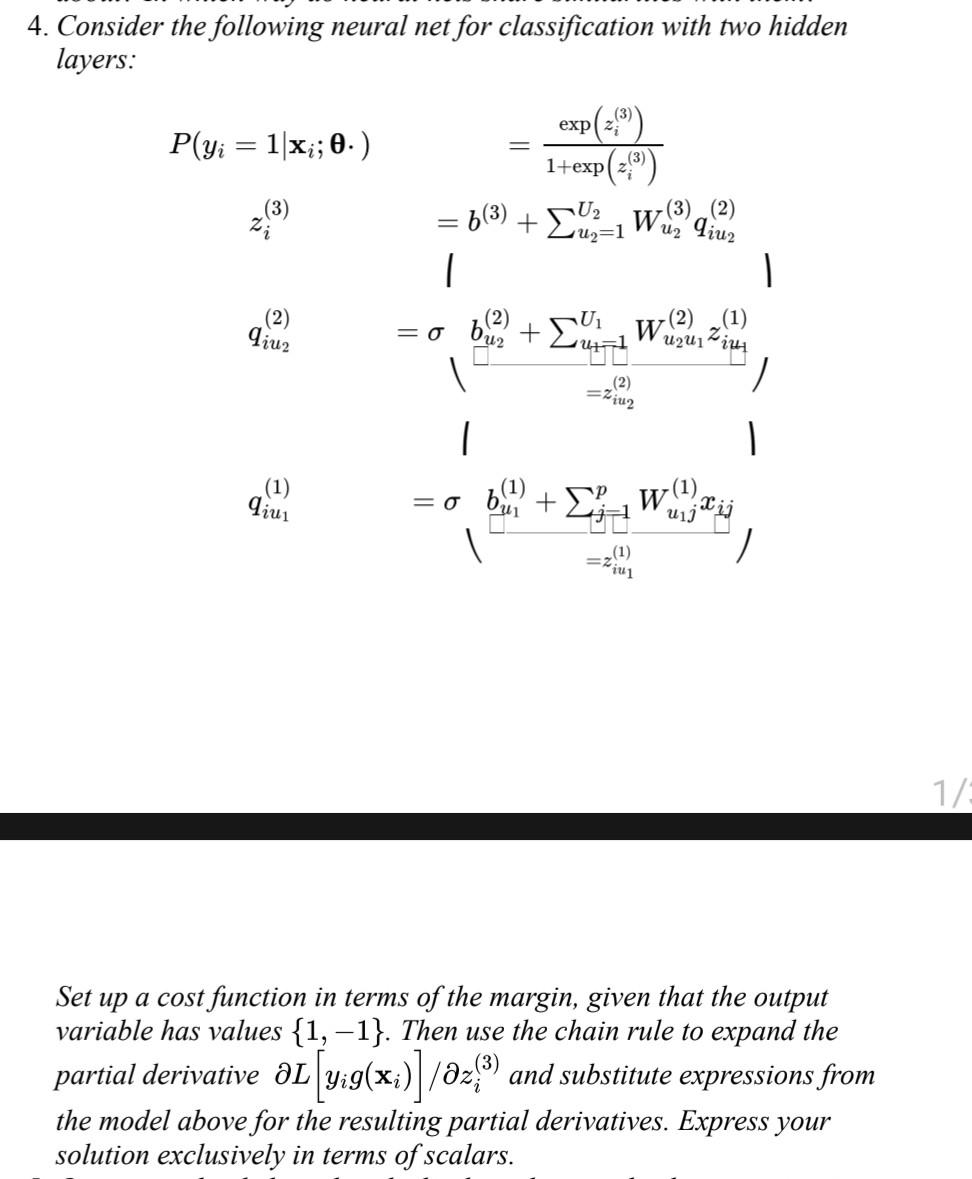Solved Please solve this question from Neural Nets topic of | Chegg.com