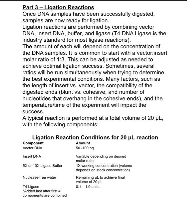 preparing restriction digests. These questions will | Chegg.com