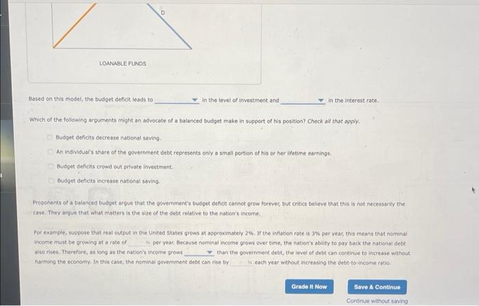 Solved Homework (Ch 18) x 5. Impact of budget deficits The | Chegg.com