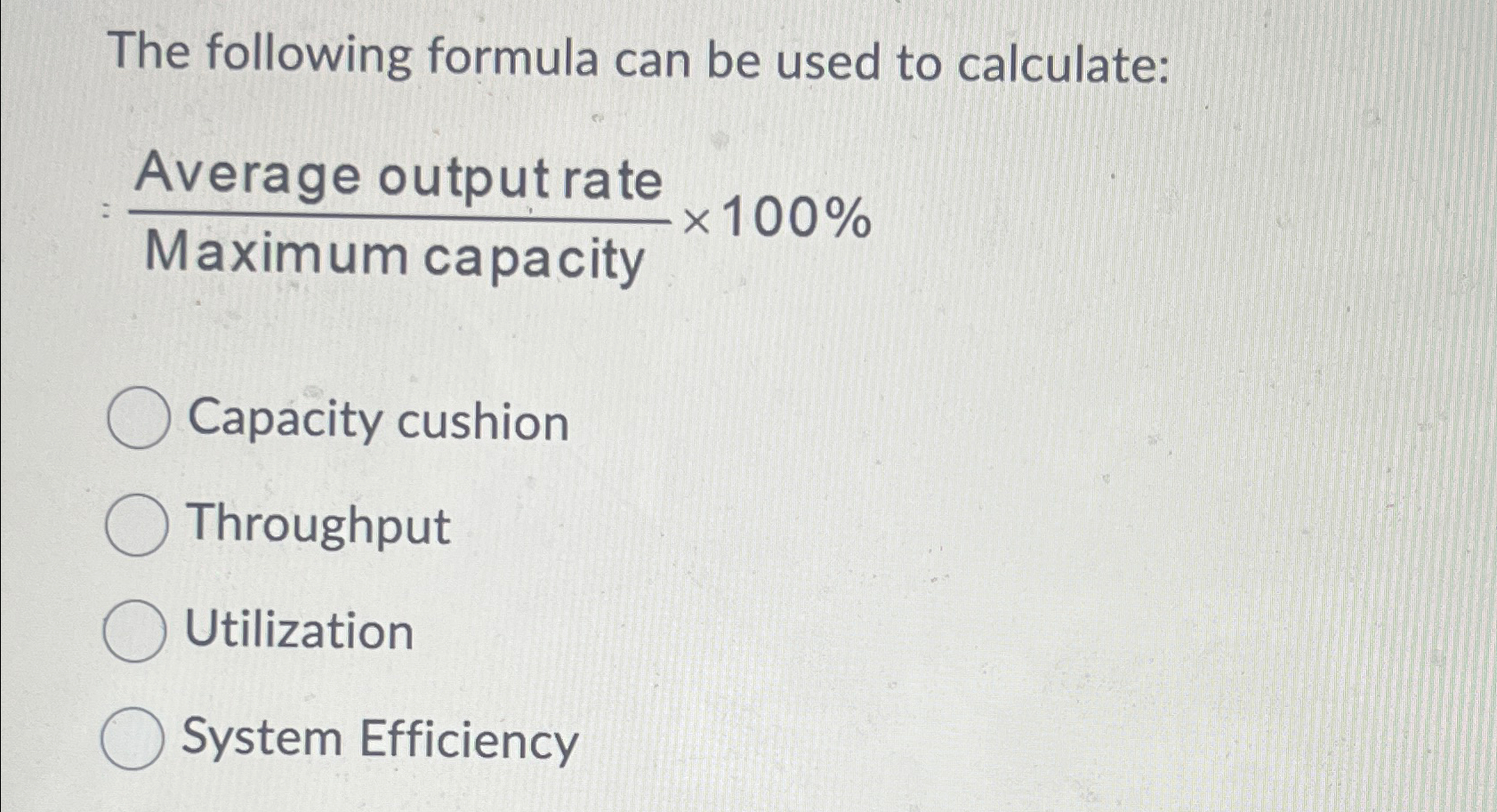 Solved The following formula can be used to | Chegg.com