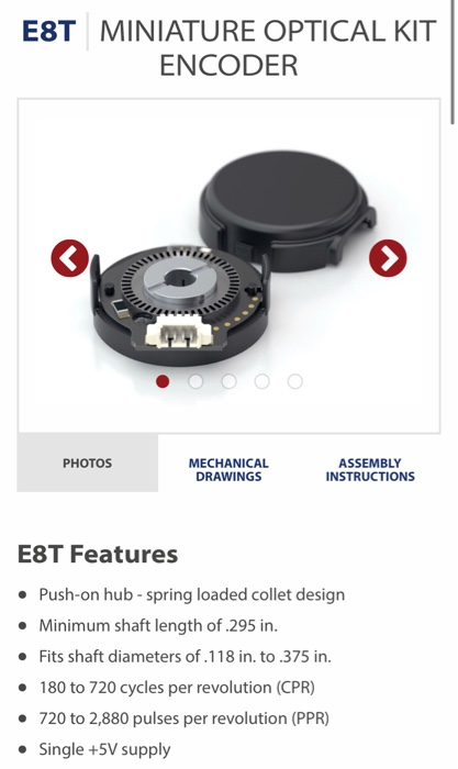 Solved E4T MINIATURE OPTICAL KIT ENCODER PHOTOS MECHANICAL | Chegg.com