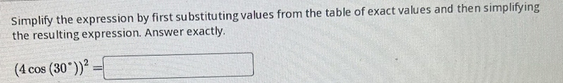 Solved Simplify The Expression By First Substituting Values 