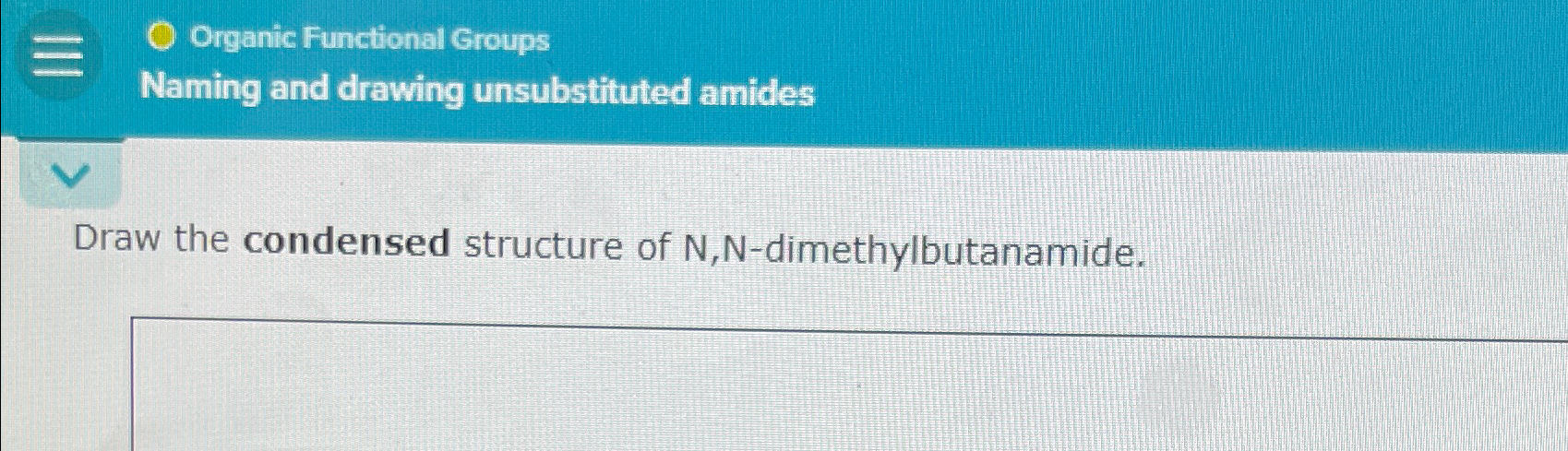 Solved Organic Functional GroupsNaming and drawing | Chegg.com