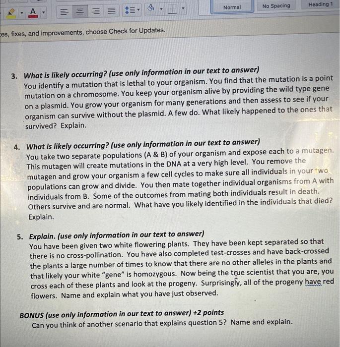 Assignment 19 - Linkage, Mapping Please make sure you | Chegg.com
