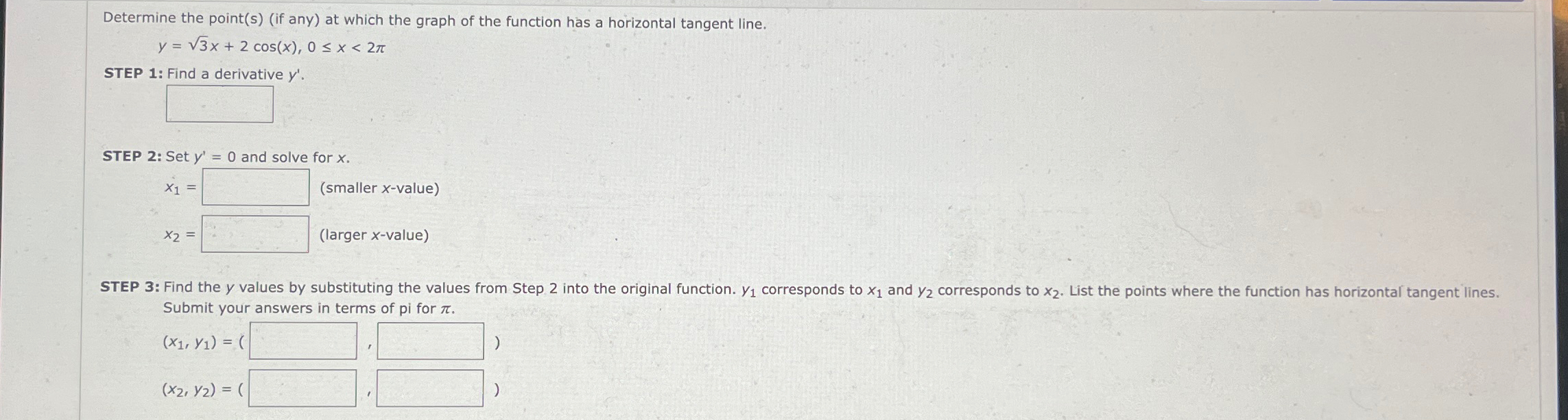 Solved Determine the point(s) (if any) ﻿at which the graph | Chegg.com