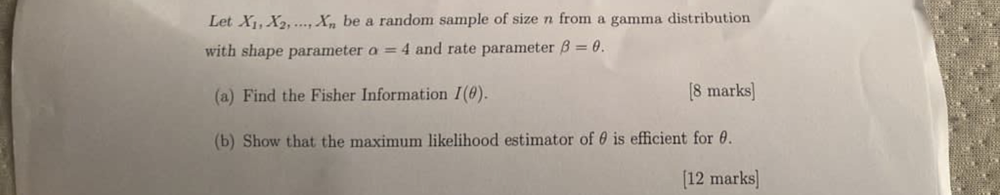 Solved Let x1,x2,dots,xn ﻿be a random sample of size n ﻿from | Chegg.com