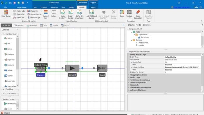 Homework 3 - Interarrival time is exponential ( mean | Chegg.com