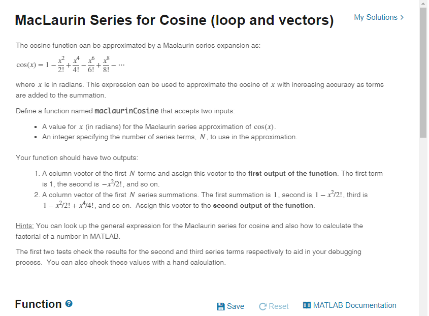 Solved Help Solve MatLabfunction out = ﻿dotProd(a,b)% ﻿write | Chegg.com