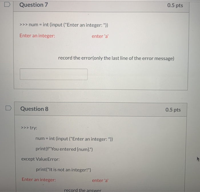 Solved 1 ווCIוסטIT Errors and Exceptions. There are two main | Chegg.com