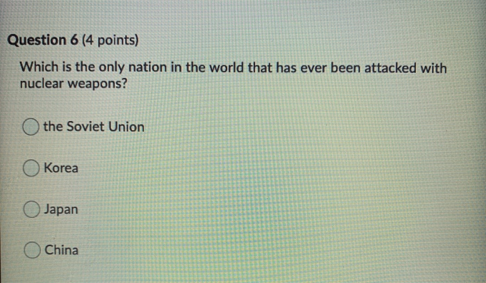 Solved Question 4 (4 points) In 1939 Hitler shocked the | Chegg.com