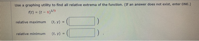 Solved Use a graphing utility to find all relative extrema | Chegg.com