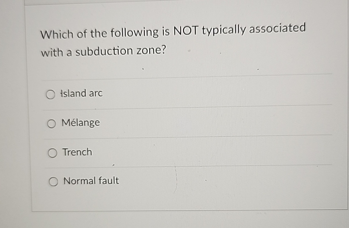 Solved Which of the following is NOT typically associated | Chegg.com