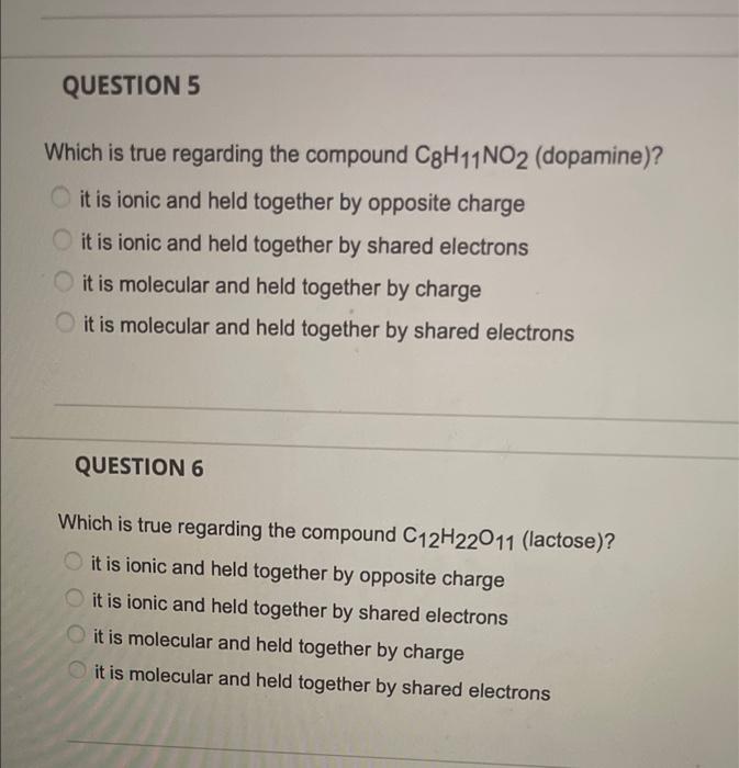 Solved QUESTION 5 Which is true regarding the compound C8H11 | Chegg.com