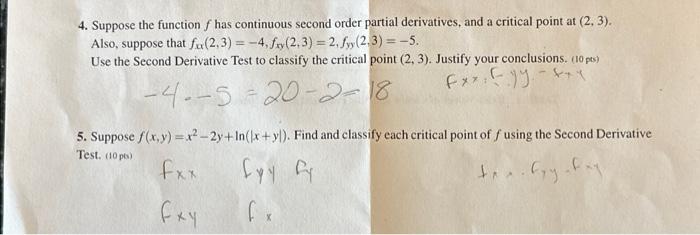 Solved 4. Suppose the function f has continuous second order | Chegg.com