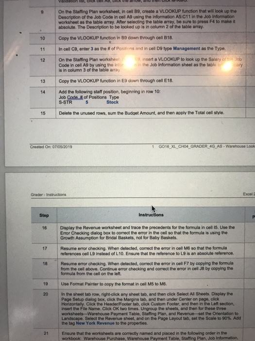 Solved Valldauon list, Click Cell A9, LU eruw, We LICAMA. On | Chegg.com