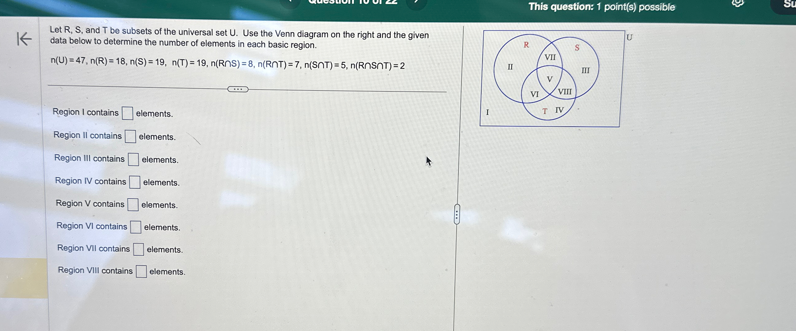 Solved This question: 1 ﻿point(s) ﻿possibleLet R,S, ﻿and T | Chegg.com
